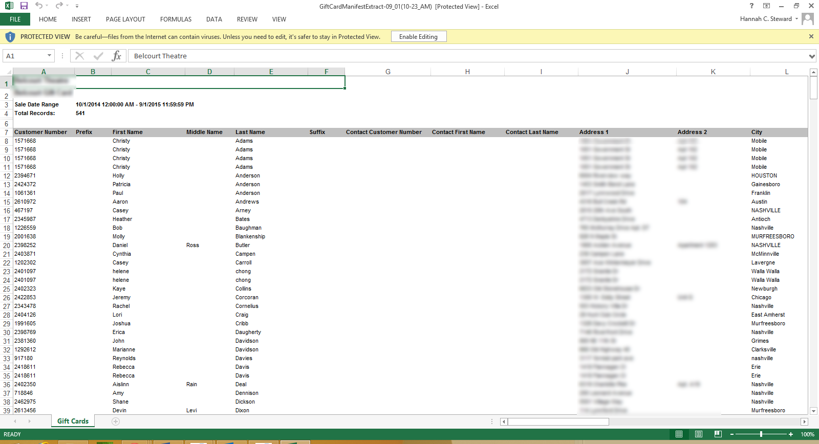 Gift Membership Process – Agile Ticketing Knowledge Base