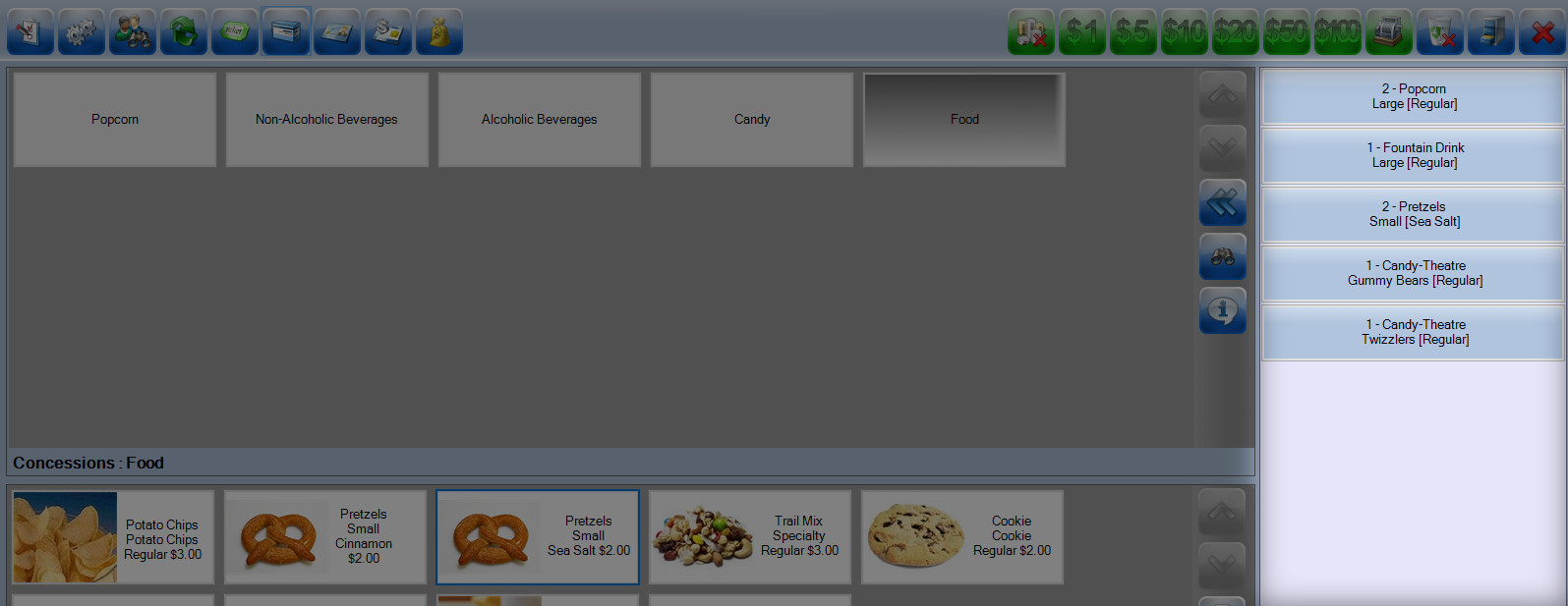 Selling Concessions using the POS – Agile Ticketing Solutions