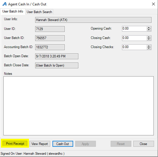 Cashing Out in AMS Sales and Closing out a Daily User Batch – Agile ...