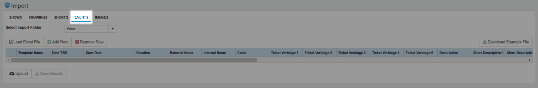 Importing Events in Web Portal – Agile Ticketing Solutions
