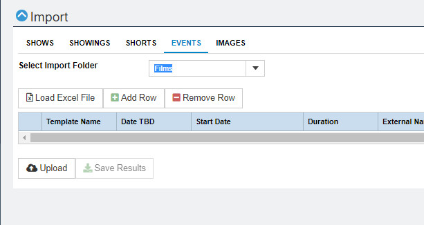 Importing Events in Web Portal – Agile Ticketing Solutions