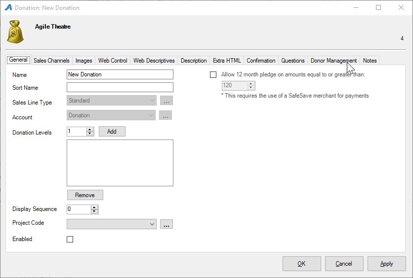 Setting Up Gifts In Agile – Agile Ticketing Solutions